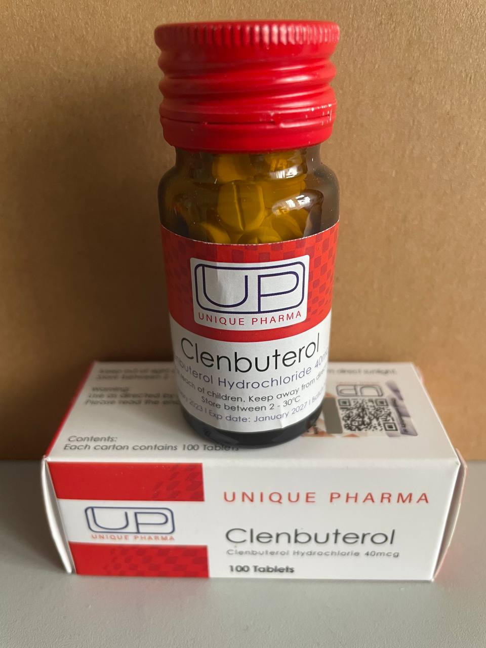 Unique Pharma Clen 100x40mcg – Muscle Pro UK